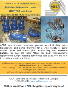 ABBA provides parts for old and obsolete pumps too! | Abba Pump Parts ...